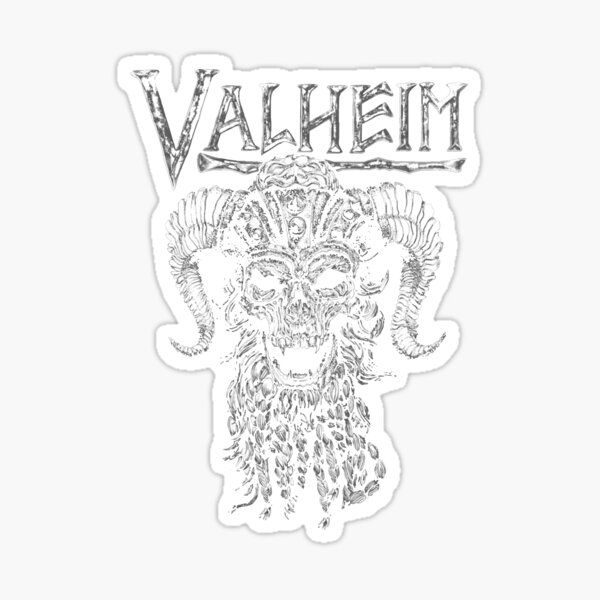 "Valheim (For Dark Shirts)" Sticker for Sale by shirtwarp | Redbubble