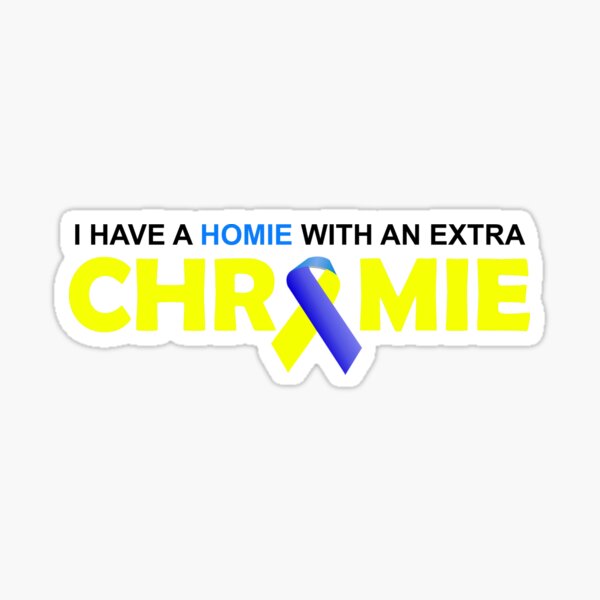 "I Have A Homie With An Extra Chromie Down Syndrome Day Funny Gift ...