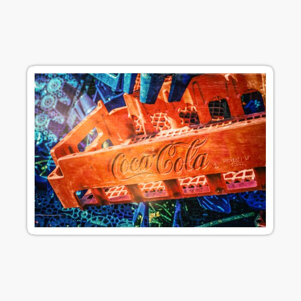 "Soda Crates 1" Sticker by butterbean57 | Redbubble