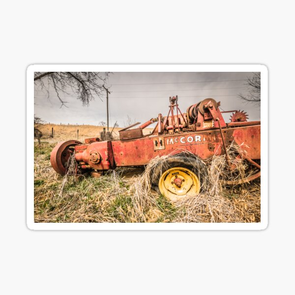 "Hay On My Baler" Sticker for Sale by butterbean57 | Redbubble