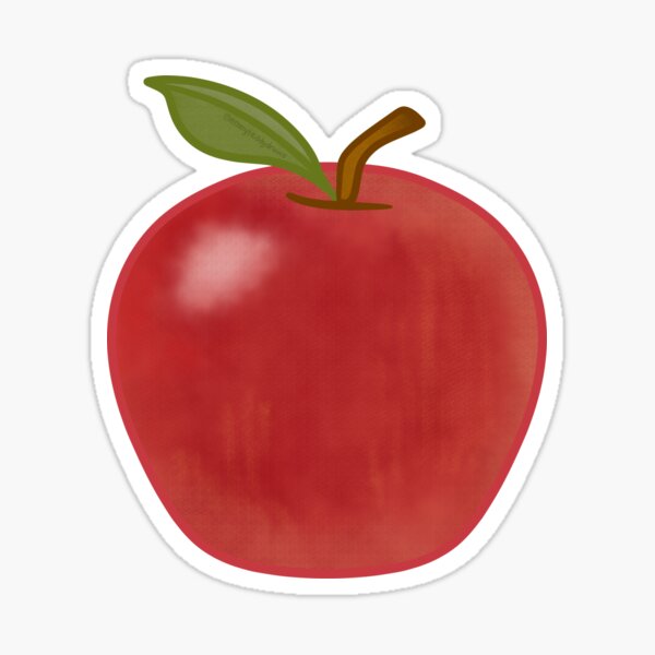 "Apple Fruit" Sticker for Sale by Emmyteddy | Redbubble