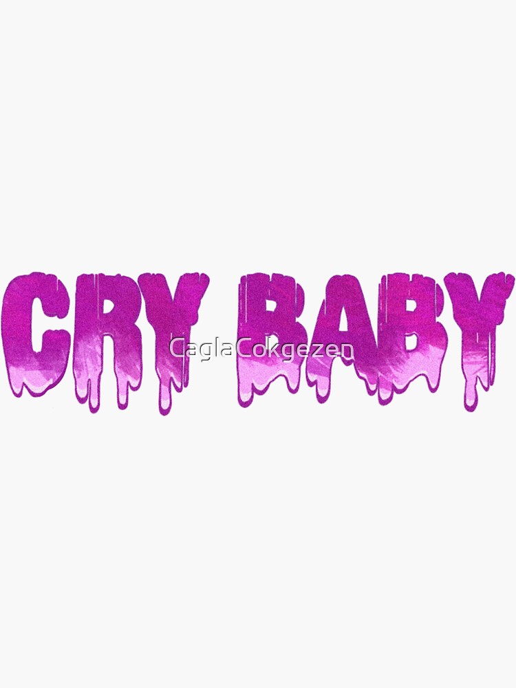 "Cry Baby" Sticker for Sale by CaglaCokgezen | Redbubble
