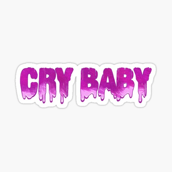 "Cry Baby" Sticker for Sale by CaglaCokgezen | Redbubble