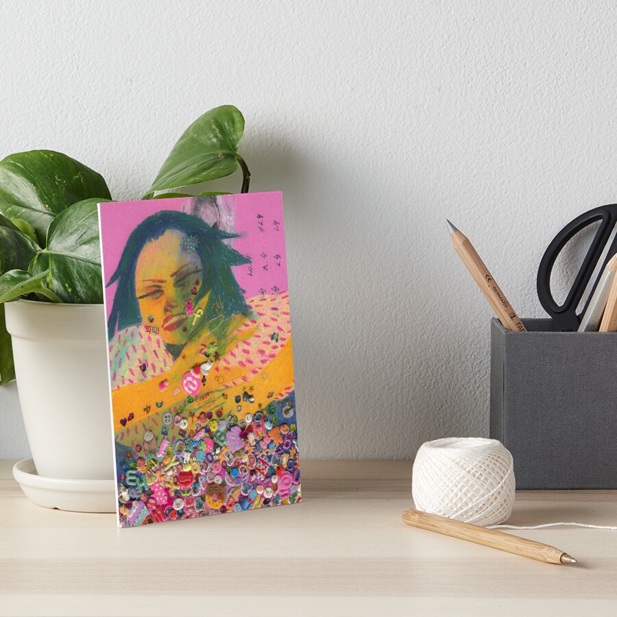 number-4-art-board-print-by-croquecorp-redbubble