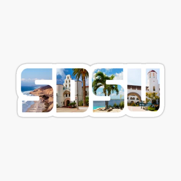 "SDSU photo collage sticker" Sticker for Sale by peytontoon | Redbubble