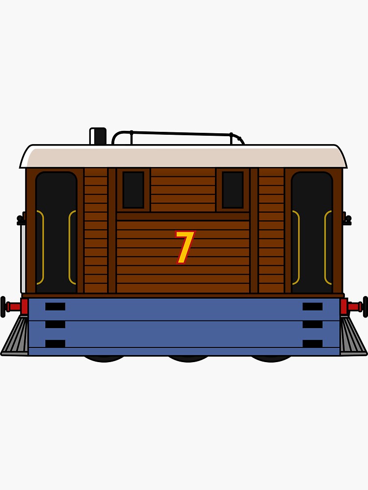 "Toby the Tram Engine (RWS)" Sticker for Sale by WestieMerch | Redbubble