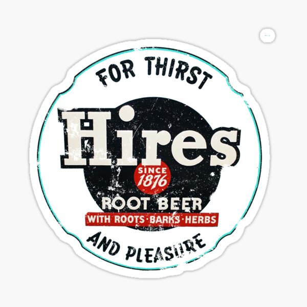 "Hires Root Beer" Sticker for Sale by Retrorockit | Redbubble