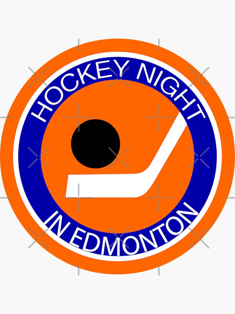 "Hockey Night In Edmonton logo. Funny Father's Day gift. Vintage ...