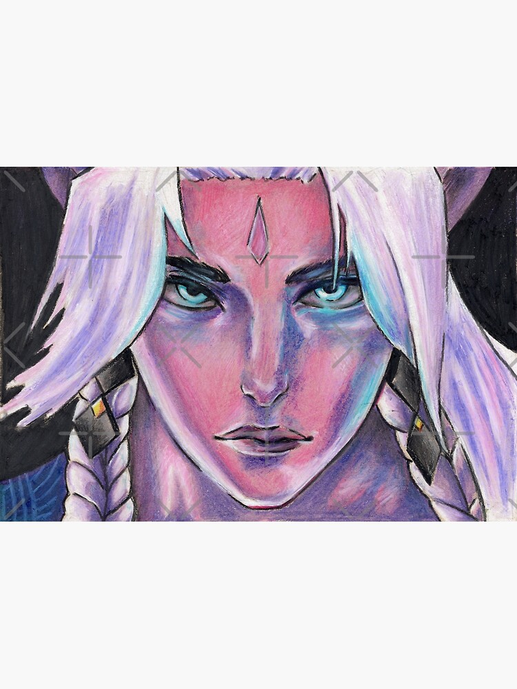 "Yone Drawing" Art Print for Sale by MidniteMonsterz | Redbubble