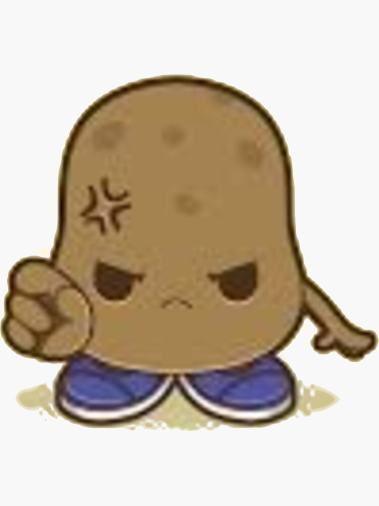 "Chibi Potato" Sticker by godluffy1234 | Redbubble