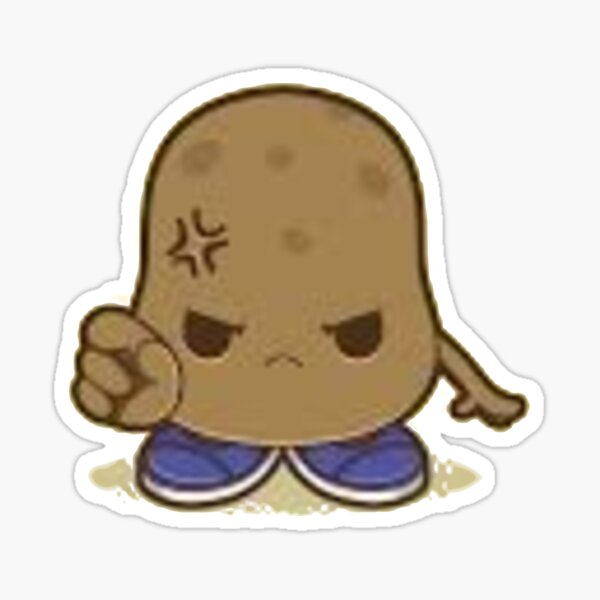 "Chibi Potato" Sticker by godluffy1234 | Redbubble