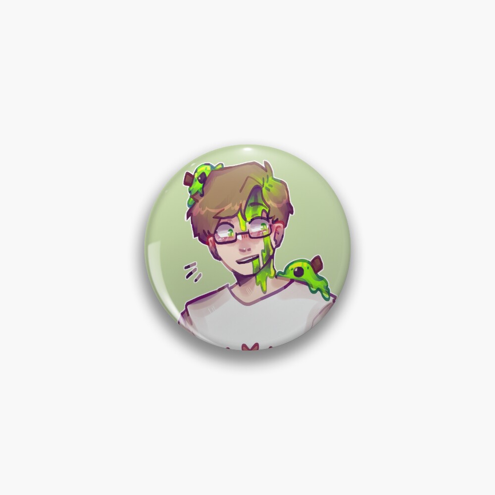 "Slime" Pin for Sale by Bitter-RayJay | Redbubble