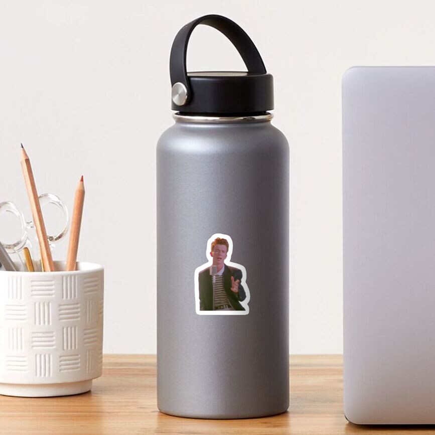 "Rick Roll" Sticker for Sale by CallMeTy | Redbubble