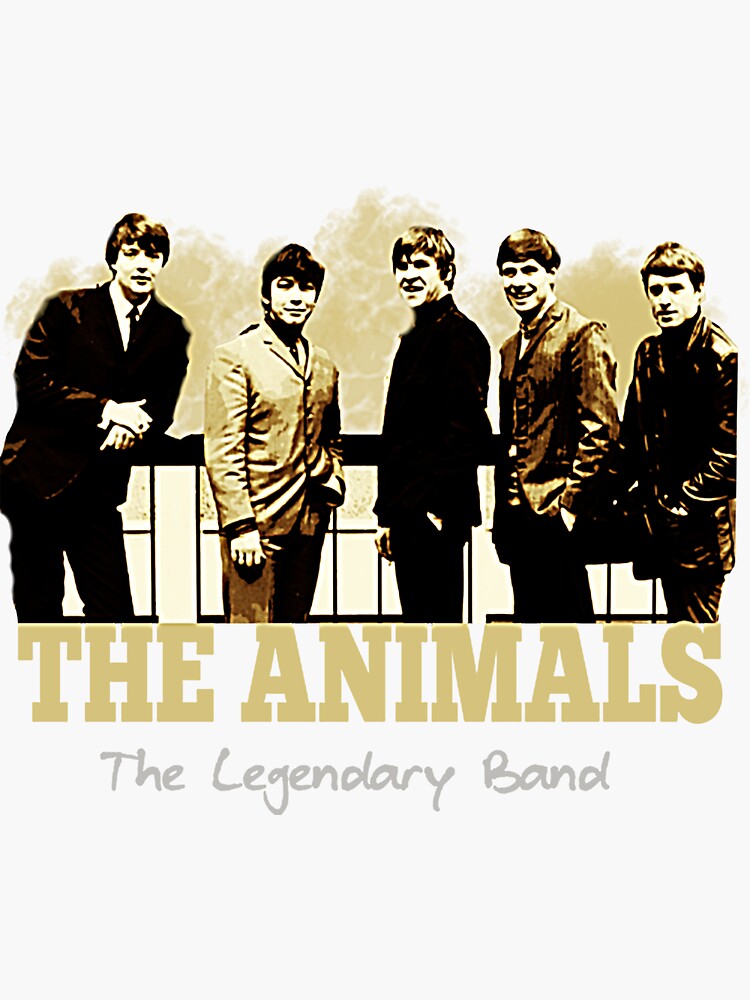 "the Animals band T-Shirt" Sticker for Sale by socolafanta23 | Redbubble