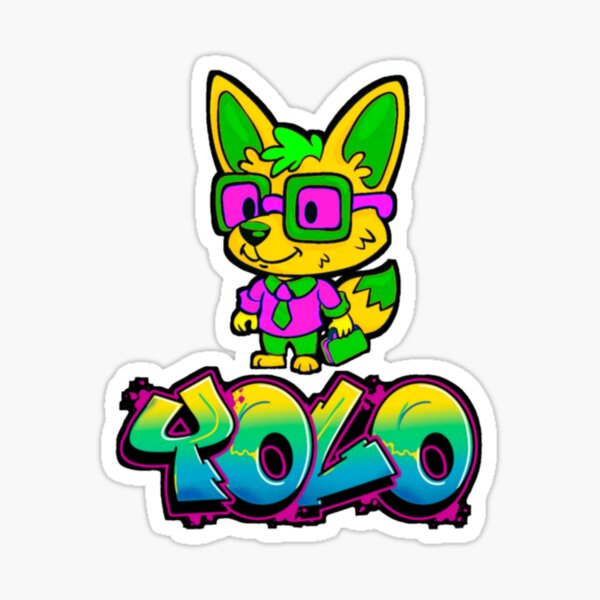 "Lil Yellow Yolo" Sticker for Sale by BinTru2017 | Redbubble