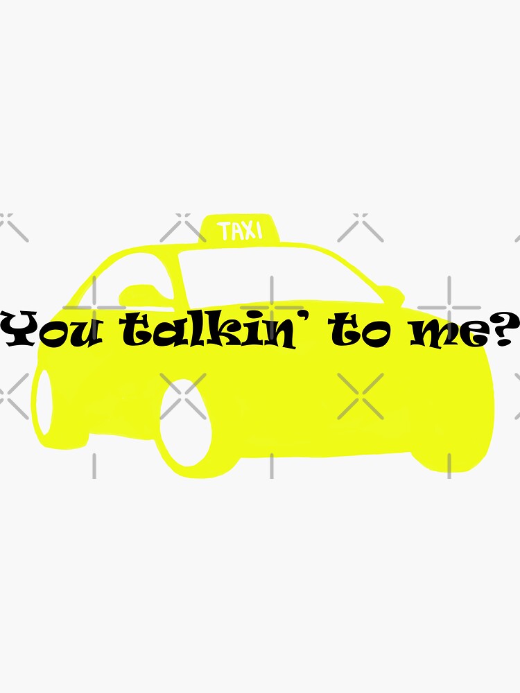 "Taxi Driver" Sticker by shinyiuhan | Redbubble