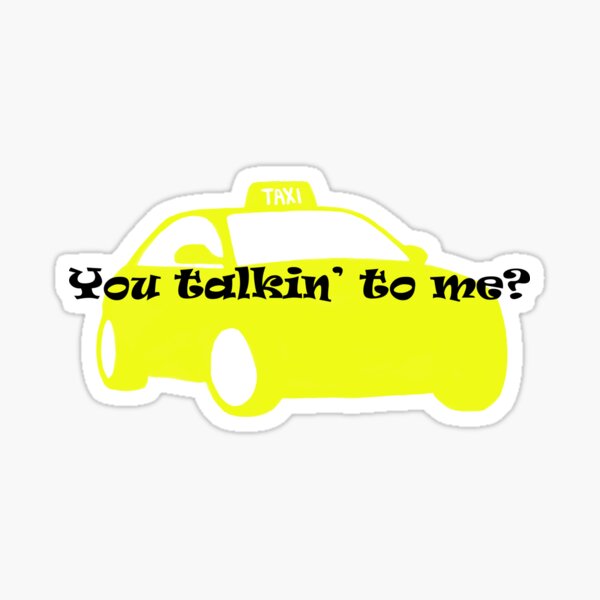 "Taxi Driver" Sticker by shinyiuhan | Redbubble