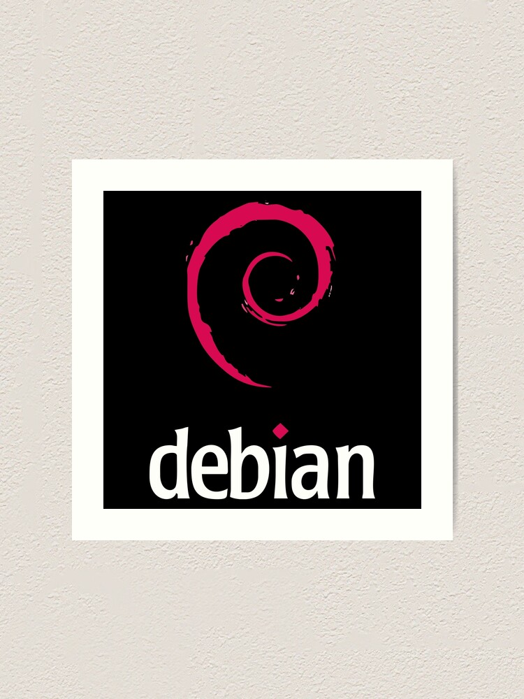 "Debian Logo" Art Print by daisysaiful | Redbubble