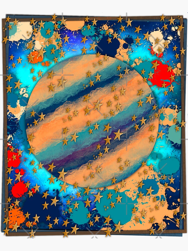 "Layered Space Art" Sticker for Sale by TheArtOfTreble | Redbubble
