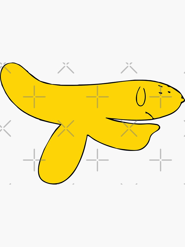 "hand banana - tonight you meme" Sticker for Sale by finepaint | Redbubble