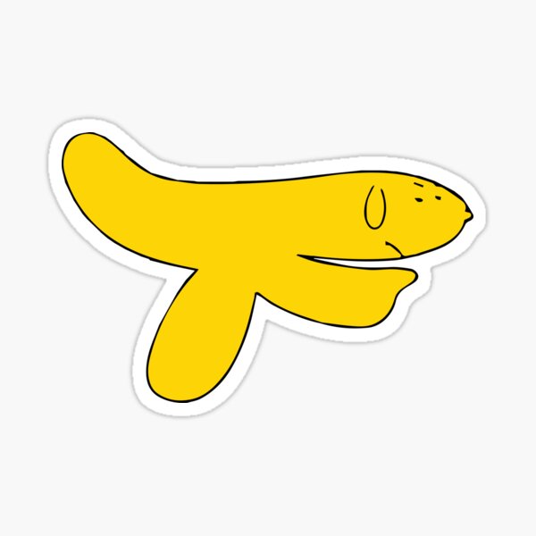 "hand banana - tonight you meme" Sticker for Sale by finepaint | Redbubble
