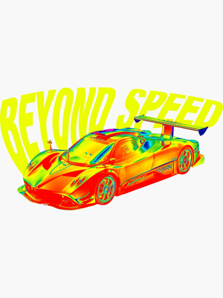 "Beyond Speed " Sticker for Sale by DeskTopPeloton | Redbubble