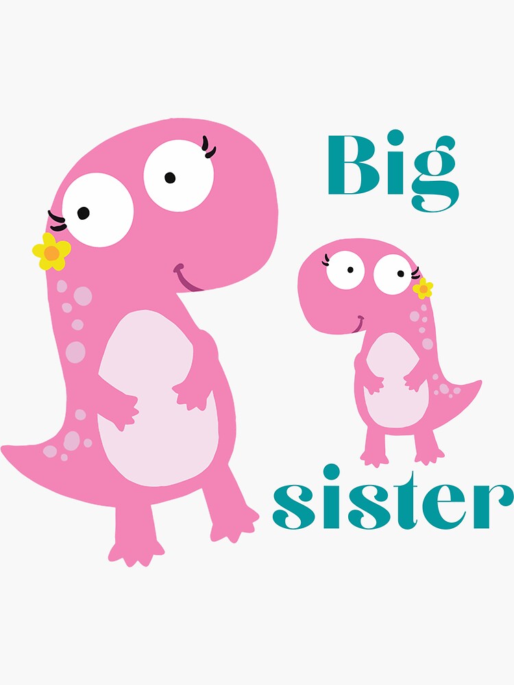 "Big sister " Sticker for Sale by Nuch-krasang | Redbubble