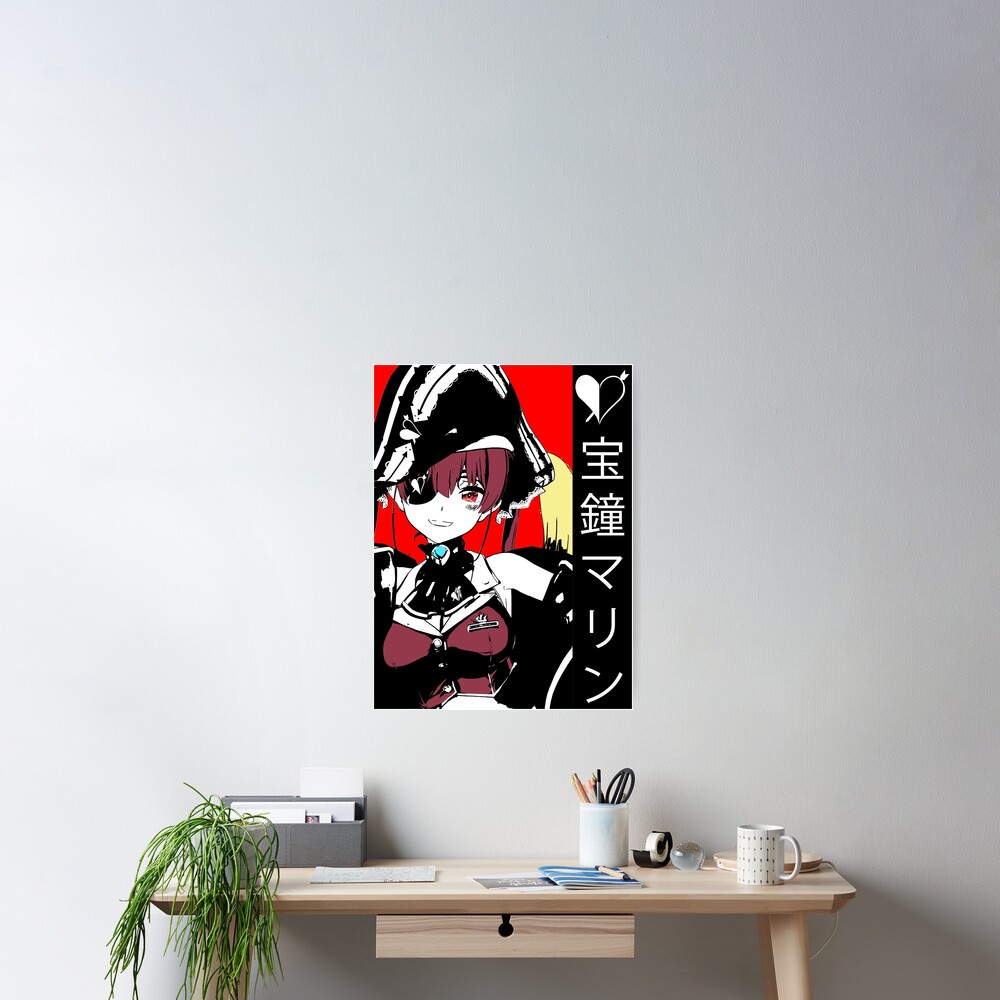 "Hololive Hoshou Marine Senchou" Poster von UDTee | Redbubble