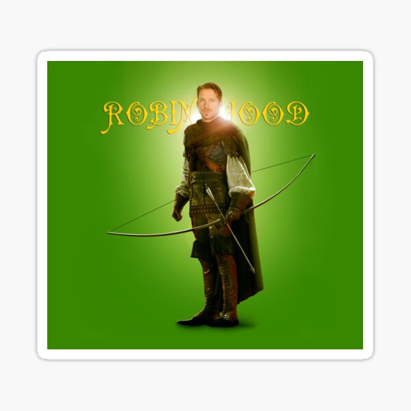"OUAT - Robin Hood" Sticker for Sale by faithfearcolide | Redbubble