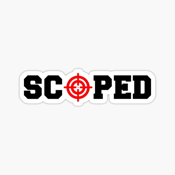 "Scoped" Sticker by Projekt51 | Redbubble