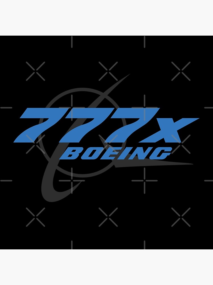 "Boeing 777x" Poster by Joel-Designs | Redbubble