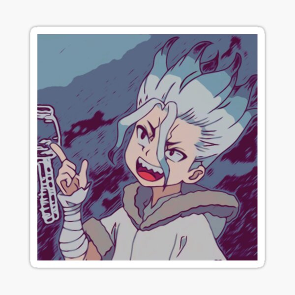 "Dr.Stone-(Sketch)" Sticker for Sale by Domingosgomes | Redbubble
