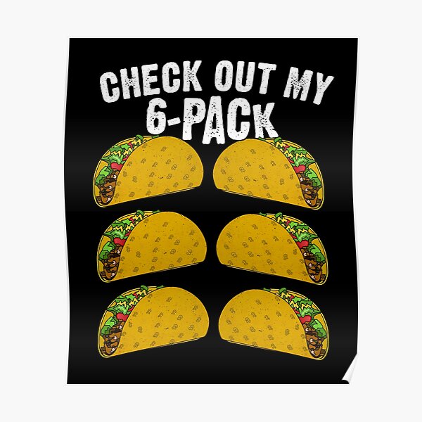 Póster «Echa un vistazo a mi Six Pack Funny» de itorok | Redbubble