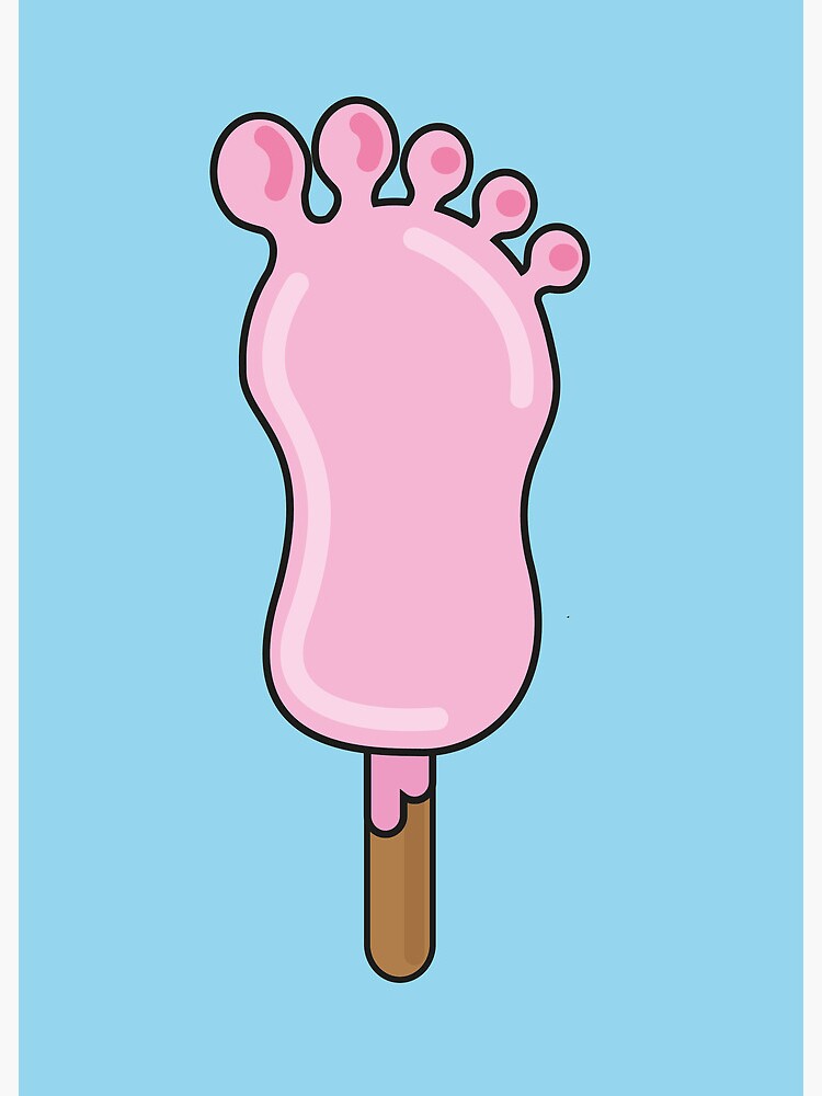 Funny Feet Lolly Canvas Print By Davidwildish Redbubble