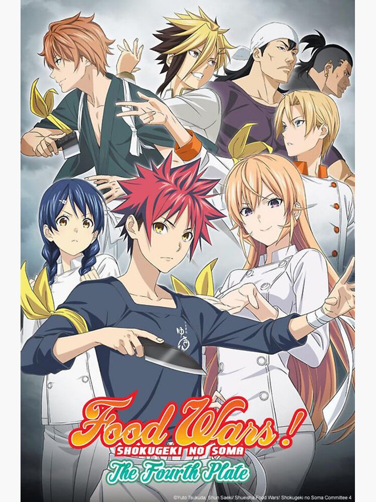 "Anime Food Wars!" Sticker by Grahaelen | Redbubble