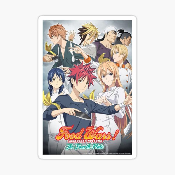 "Anime Food Wars!" Sticker by Grahaelen | Redbubble