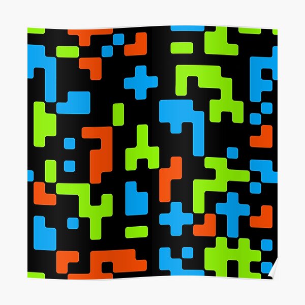 "Colourful QR Code (Dark Mode)" Poster by AndriesStander | Redbubble