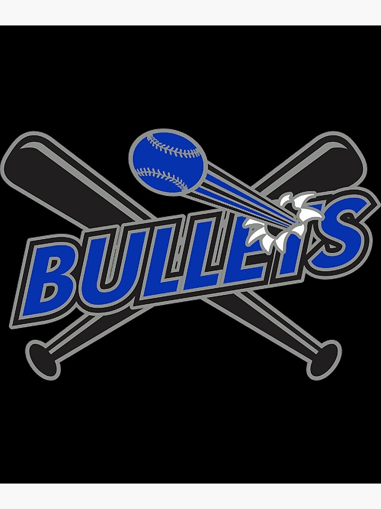 "Bullets Baseball Logo " Poster for Sale by nBoys98 | Redbubble