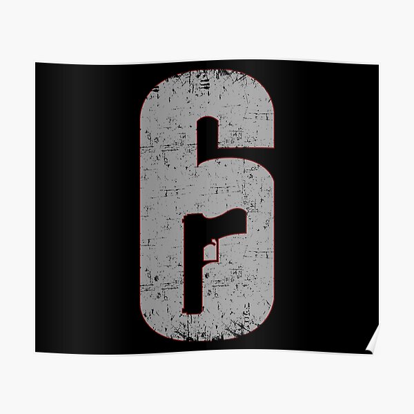 R6 Logo Posters | Redbubble