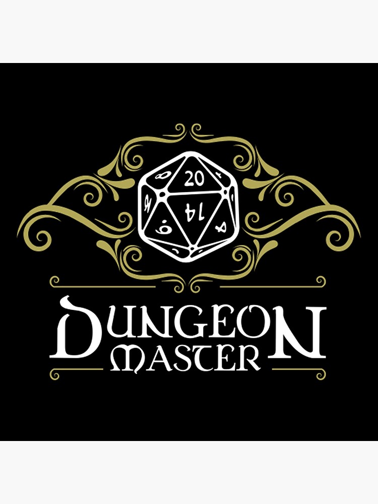 "DnD Dungeon Master DM" Poster by breakdownscene | Redbubble
