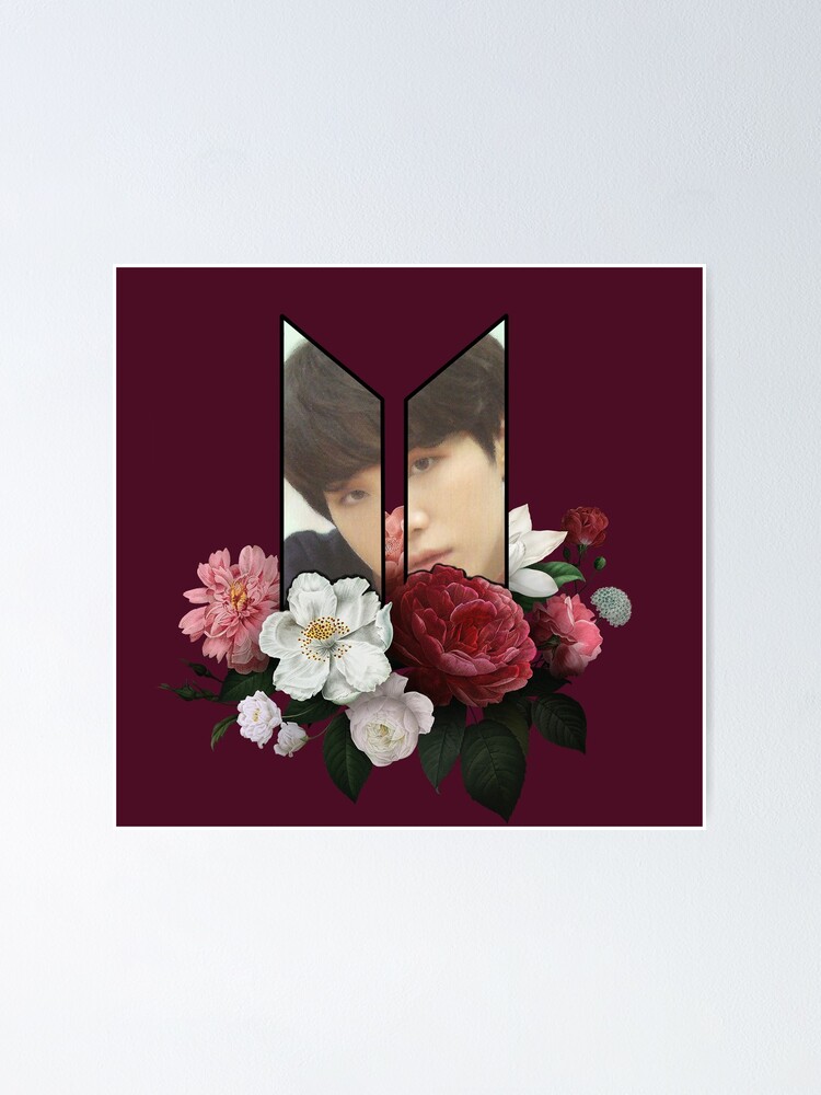 "BTS Flower Logo SUGA" Poster by BakwonMin | Redbubble