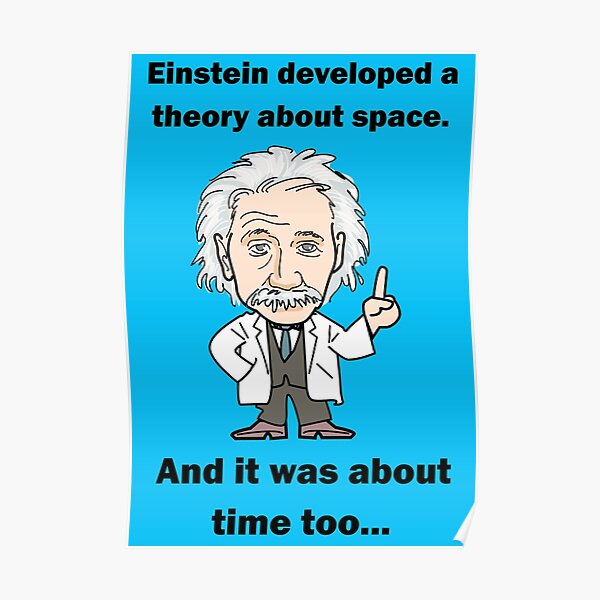 Albert Einstein Fact Poster Scientists Throughout The Ages, 47% OFF