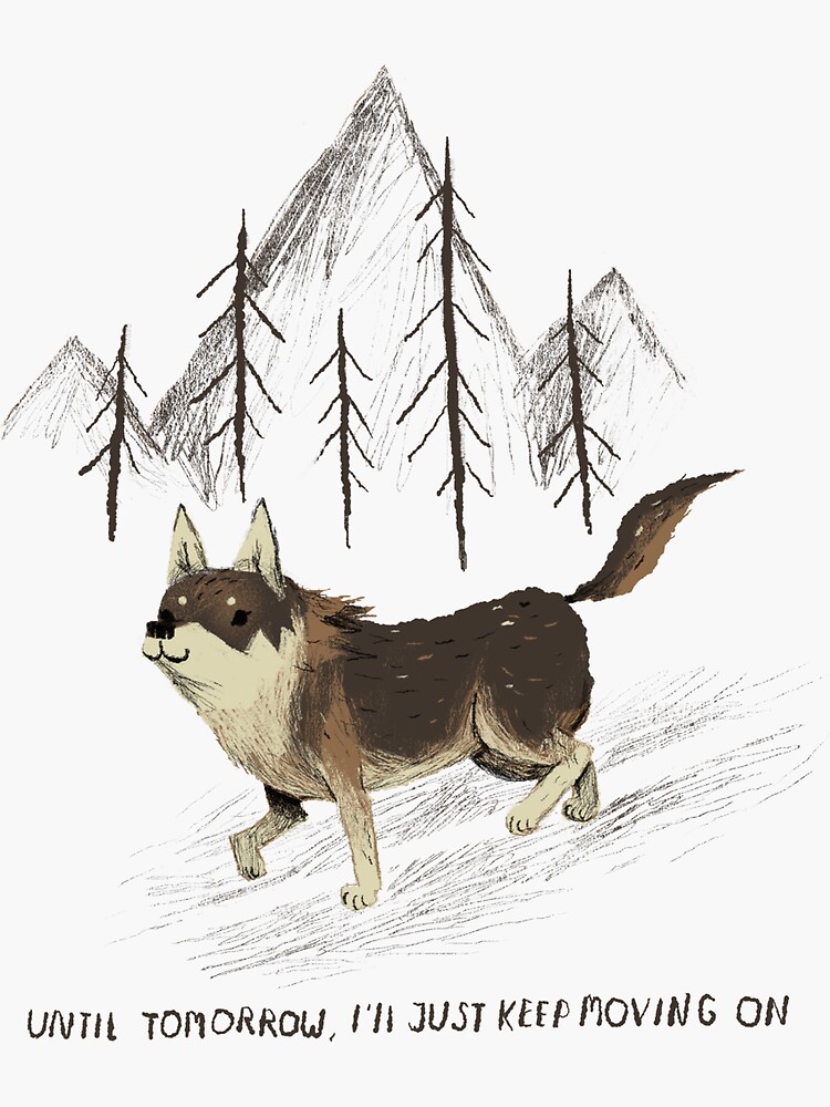 "the littlest hobo" Sticker by louros | Redbubble