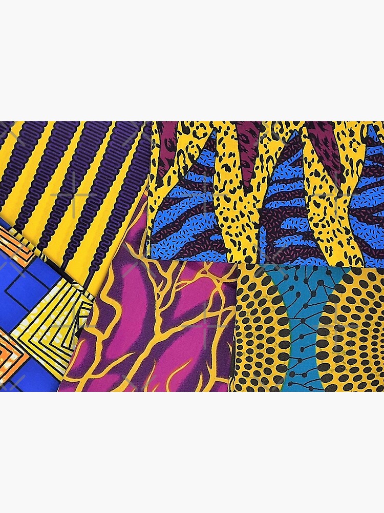"African Fabric Collage Art Patterns [#2]" Poster for Sale by ...