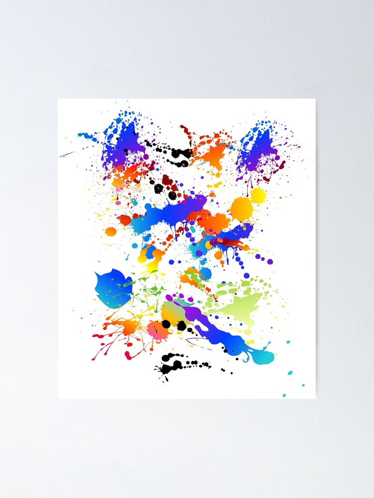 "Colour Splash" Poster by PebblesPrint | Redbubble