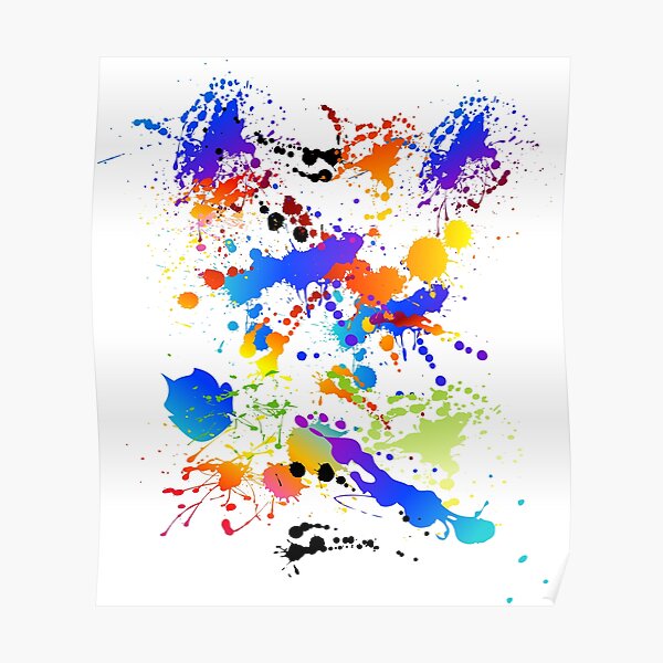 "Colour Splash" Poster by PebblesPrint | Redbubble