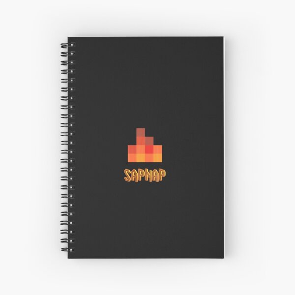 "Sapnap Merch Cosplay Fire" Spiral Notebook by blowfishvicar | Redbubble