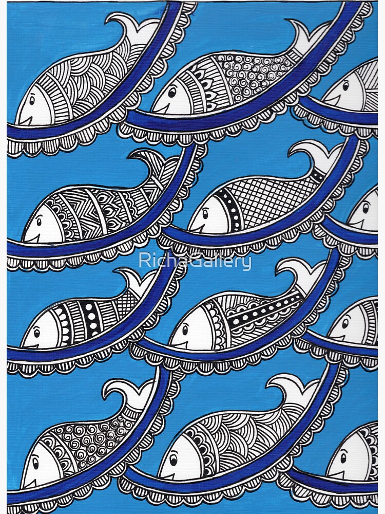 " Matsya " Sticker for Sale by RichaGallery | Redbubble