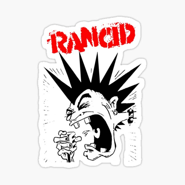 "Best Clear Design Of Pop Punk Rock Band Logo Classic T-Shirt" Sticker ...