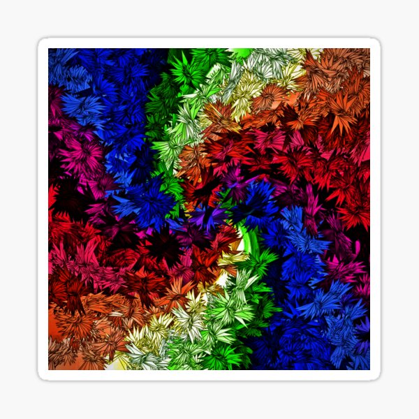 "Cycle Rainbow_01" Sticker for Sale by Shamirazzuri | Redbubble